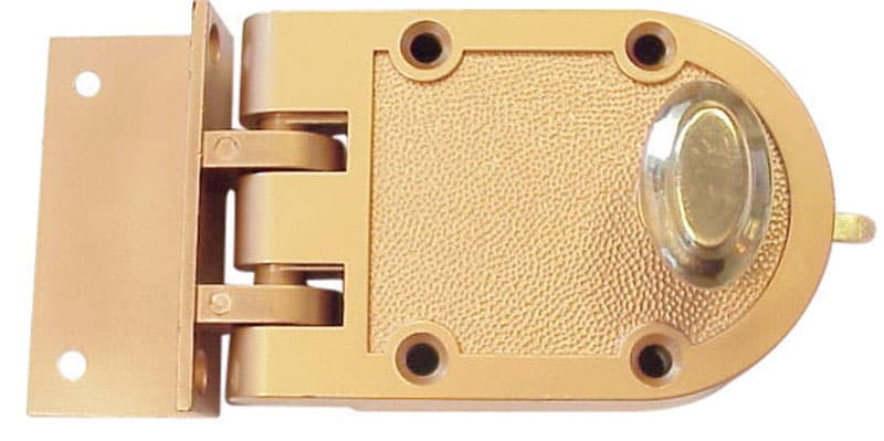 Ace Gold Painted Zinc Single Cylinder Lock - Ace Hardware