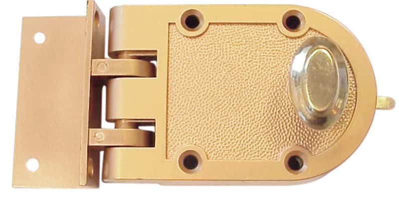 Ace Gold Painted Zinc Single Cylinder Lock - Ace Hardware