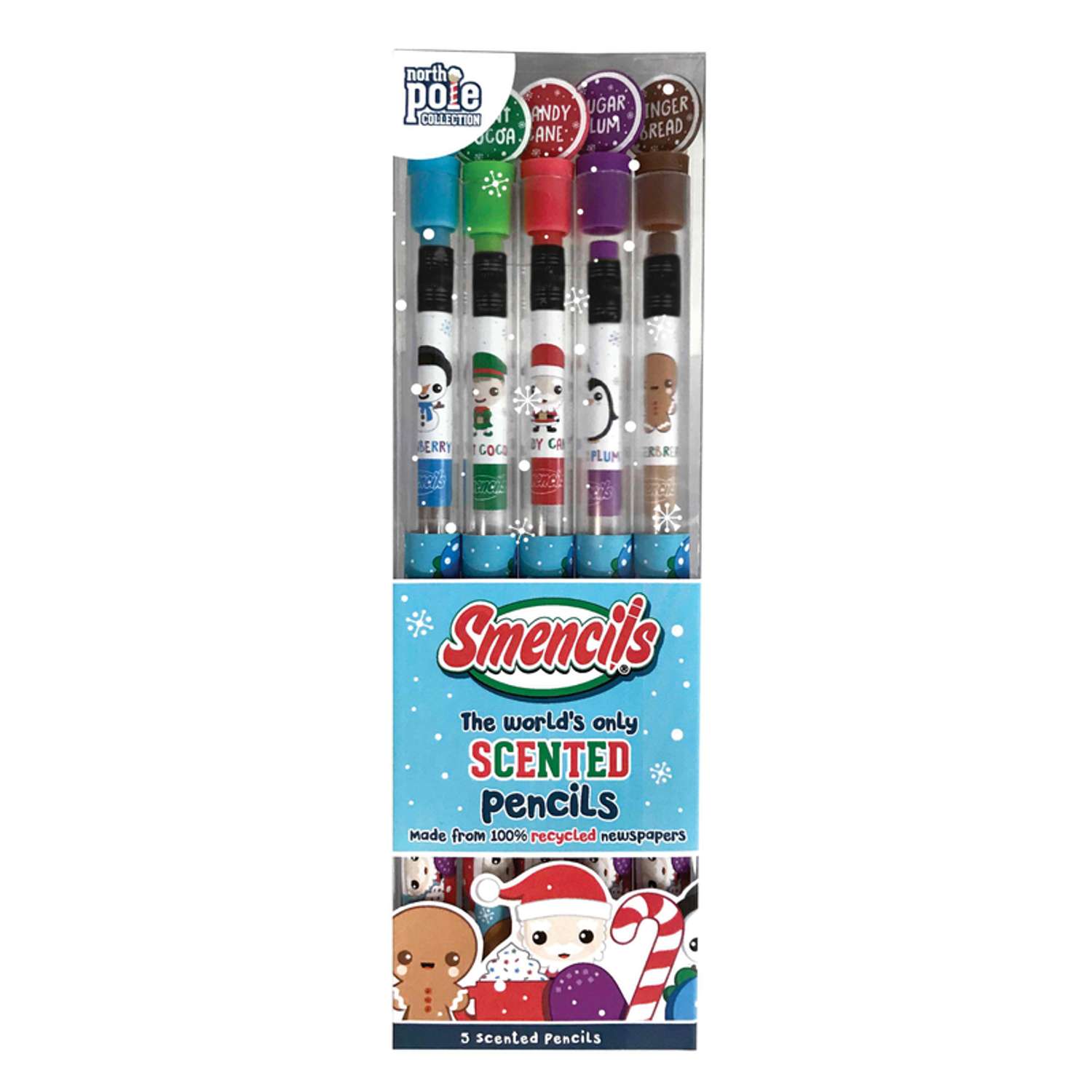 Smencils Holiday #2HB Scented Pencil 5 pk Mfr# X05T22 - Ace Hardware