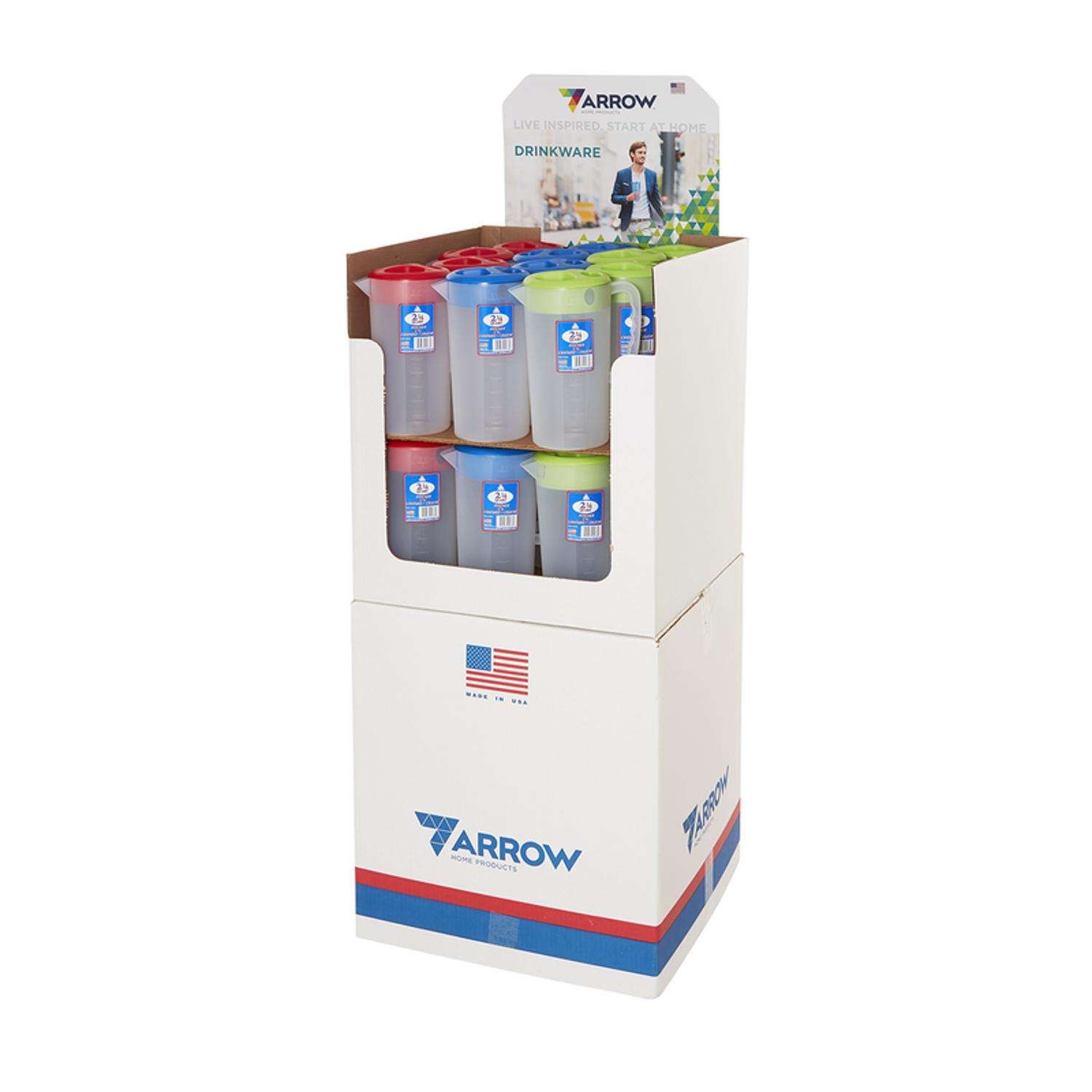 Arrow Home Products 2.25 qt White Pitcher Plastic - Ace Hardware