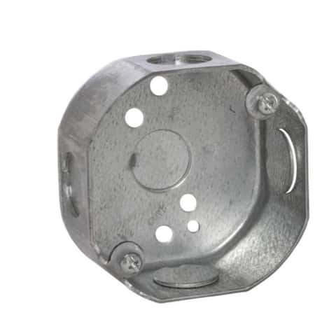 Southwire New and Old Work Octagon Galvanized Steel Weatherproof Box ...