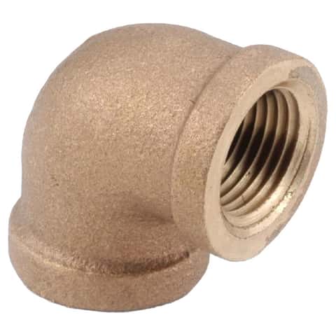 Anderson Metals 1/2 in. FIP in. X 1/2 in. D FIP Brass 90 Degree Elbow ...