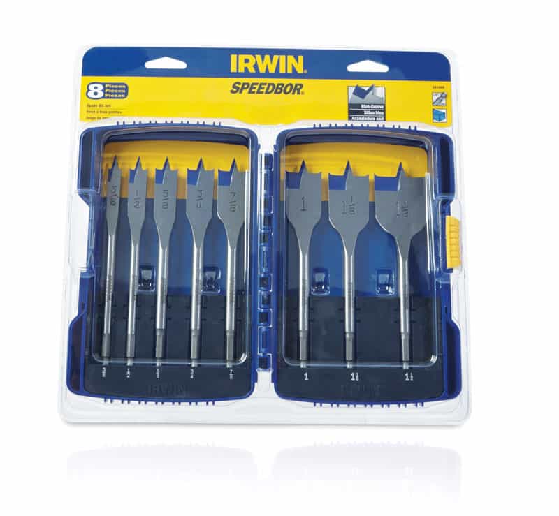 Irwin Speedbor Carbon Steel Spade Bit Set 8 pc. - Ace Hardware