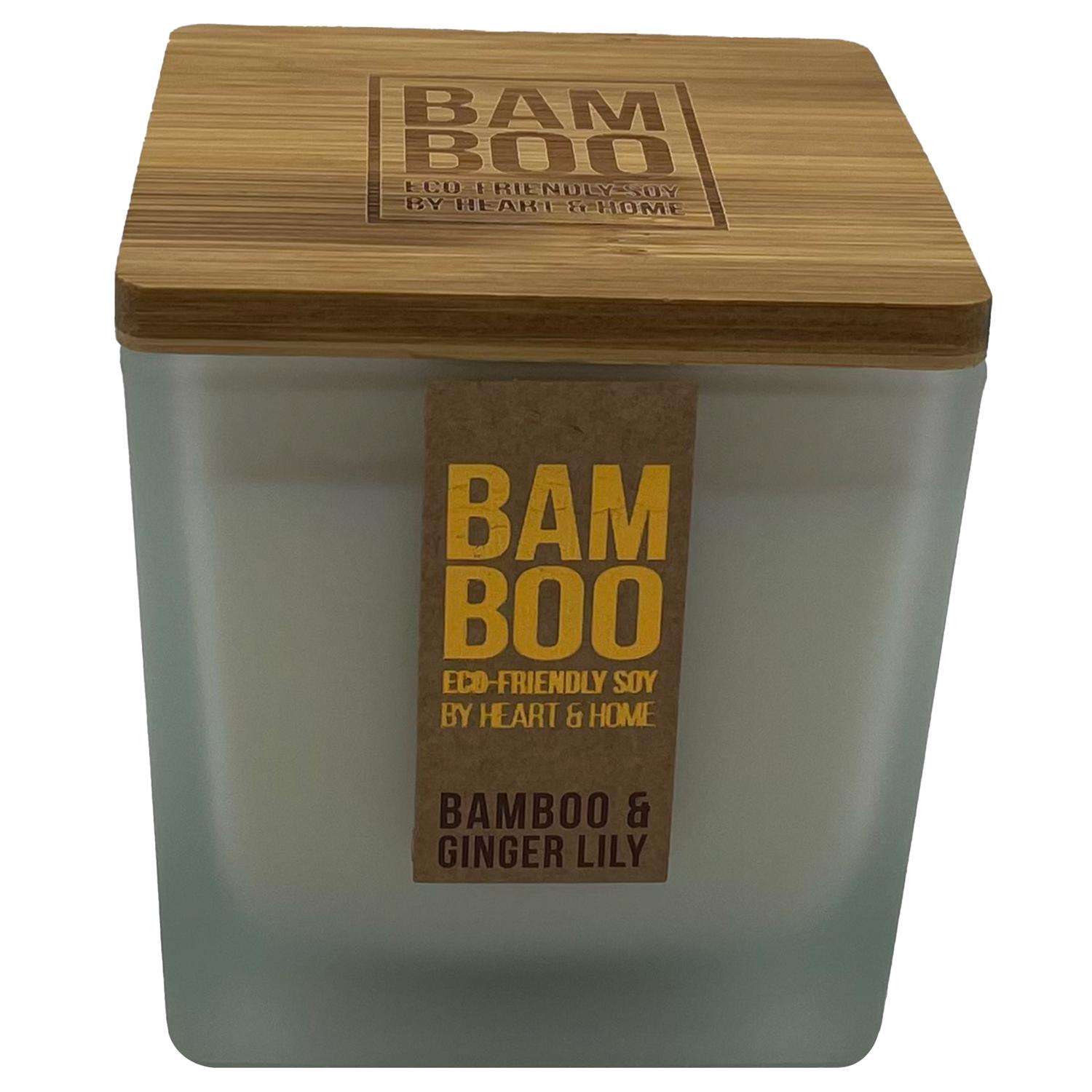 Bamboo Home Fragrance White Bamboo & Ginger Lily Scent Candle - Ace ...