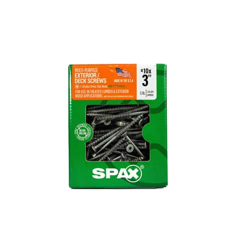 SPAX No. 10 Sizes X 3 in. L T-20+ Flat Head Construction Screws 335 pk ...