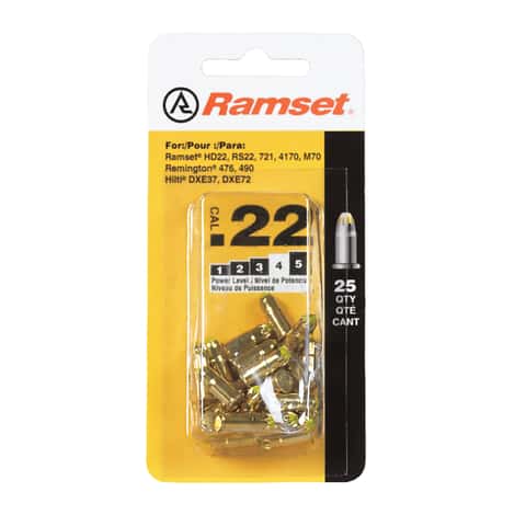 Ramset .25 in. L Steel Powder Loads 25 pk Mfr# 50077 - Ace Hardware