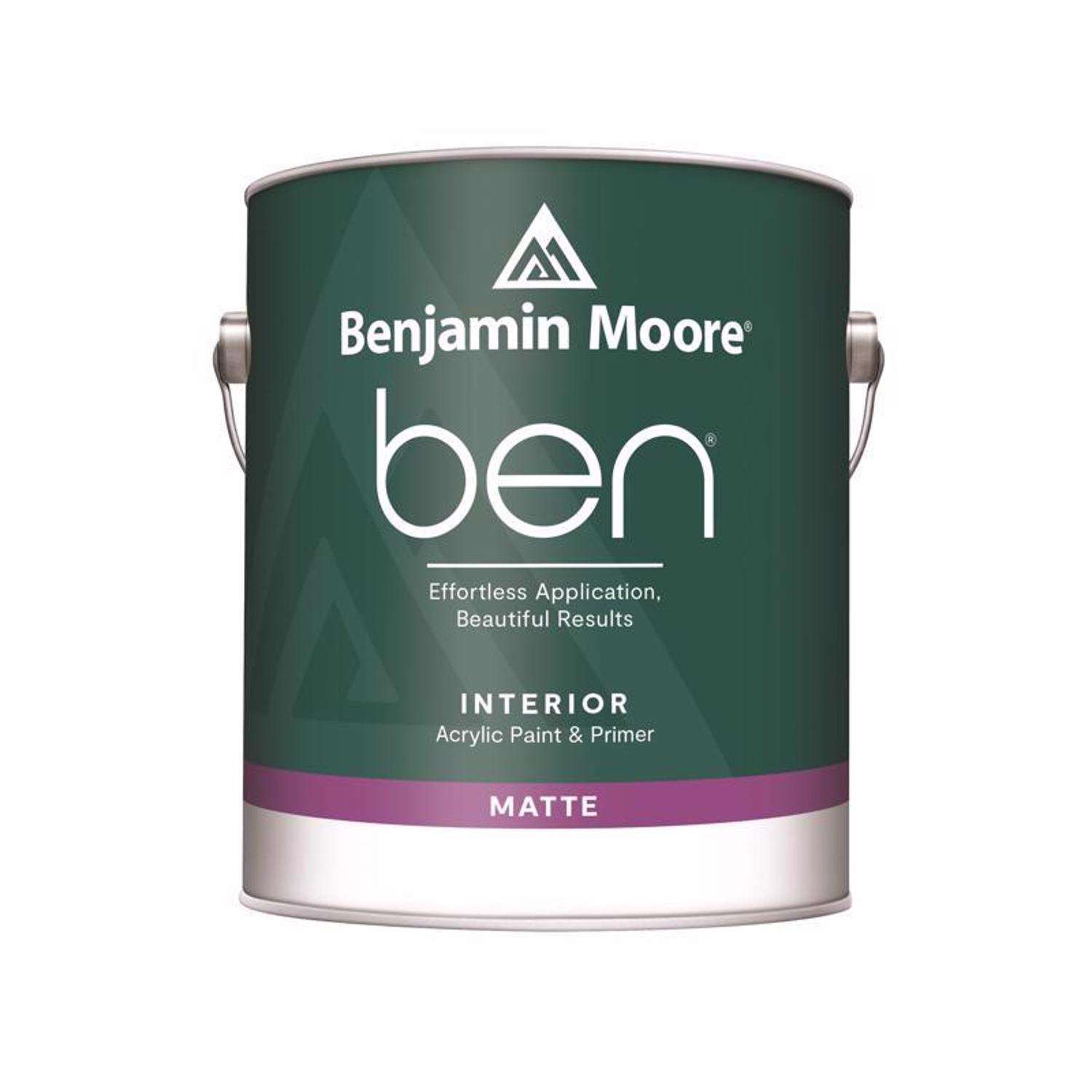 Benjamin Moore Ben Matte Base 1 Paint and Primer Interior 1 gal - Ace ...
