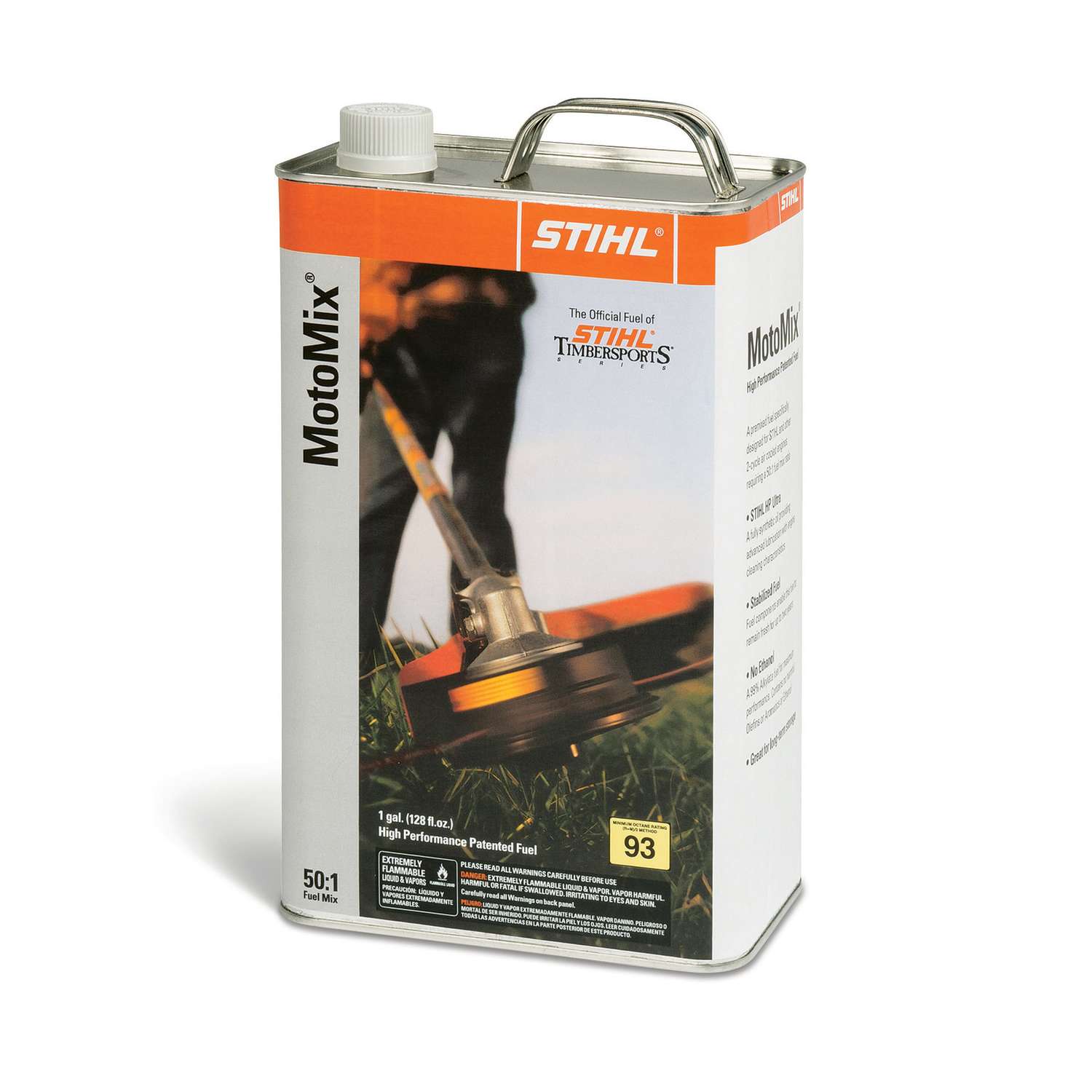 Stihl Motomix Ethanol Free 2 Cycle 50 1 Pre Mixed Fuel 1 Gal 4 Pack