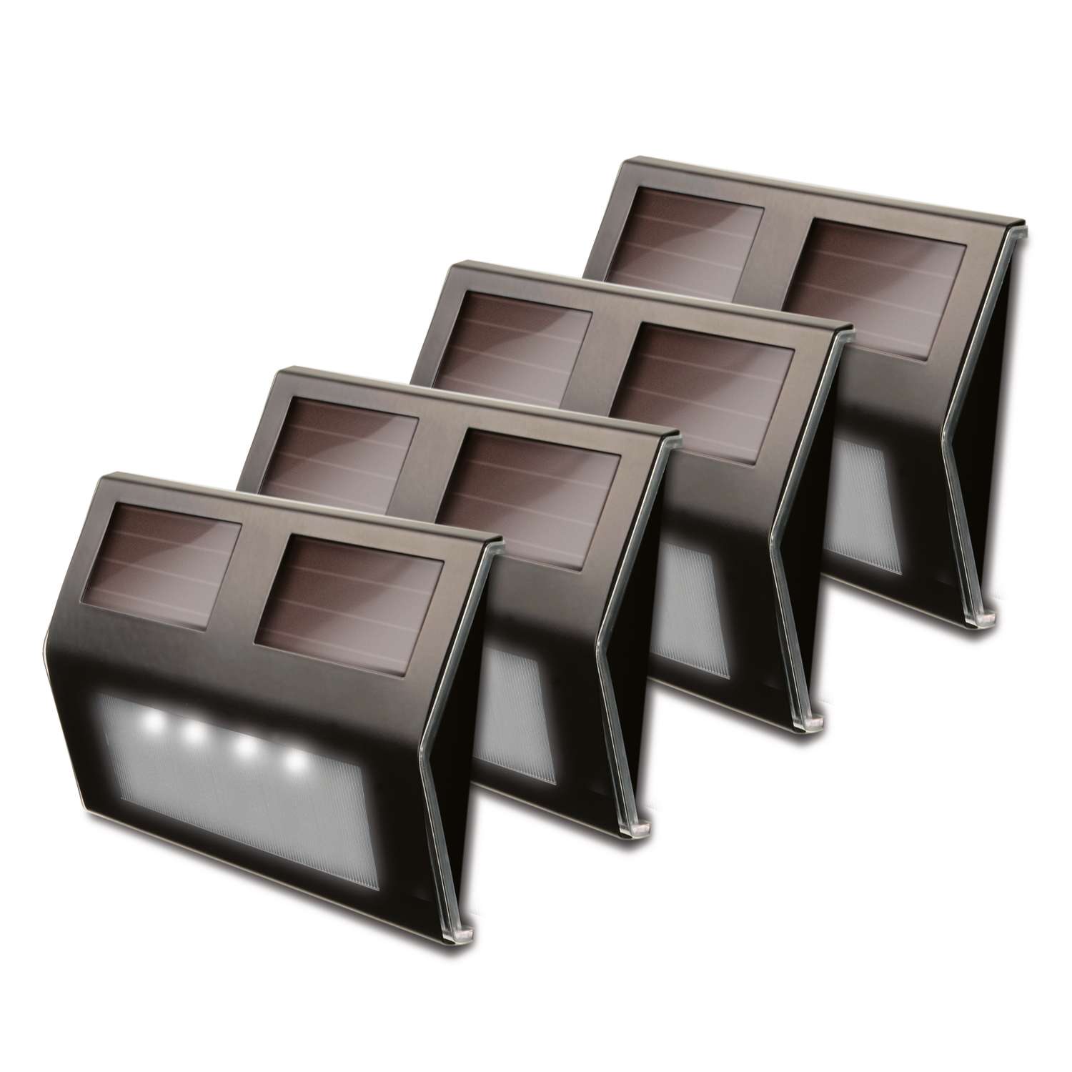 Maxsa Solar Powered 1 W LED Deck Light 4 pk - Ace Hardware