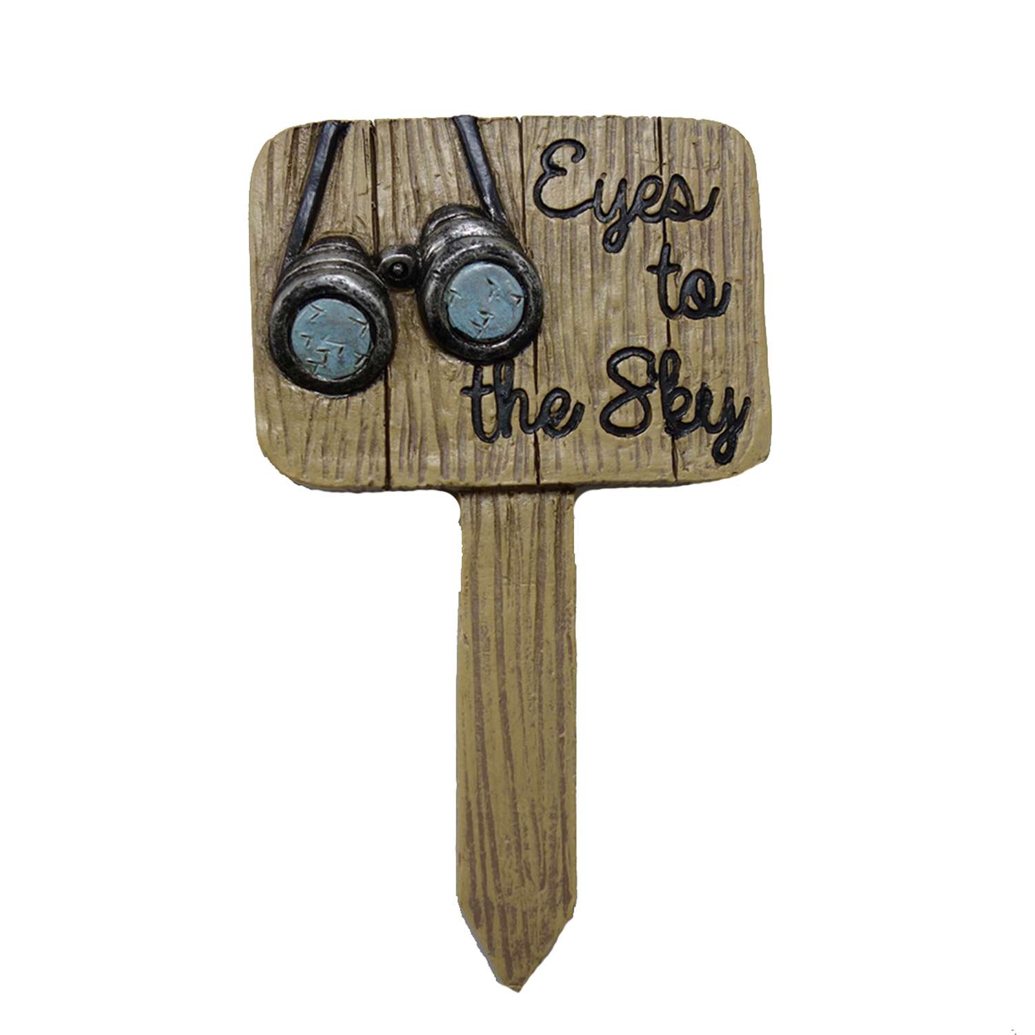 Touch of Nature Multicolored Polyresin 5 in. H Eyes to the Sky Outdoor ...