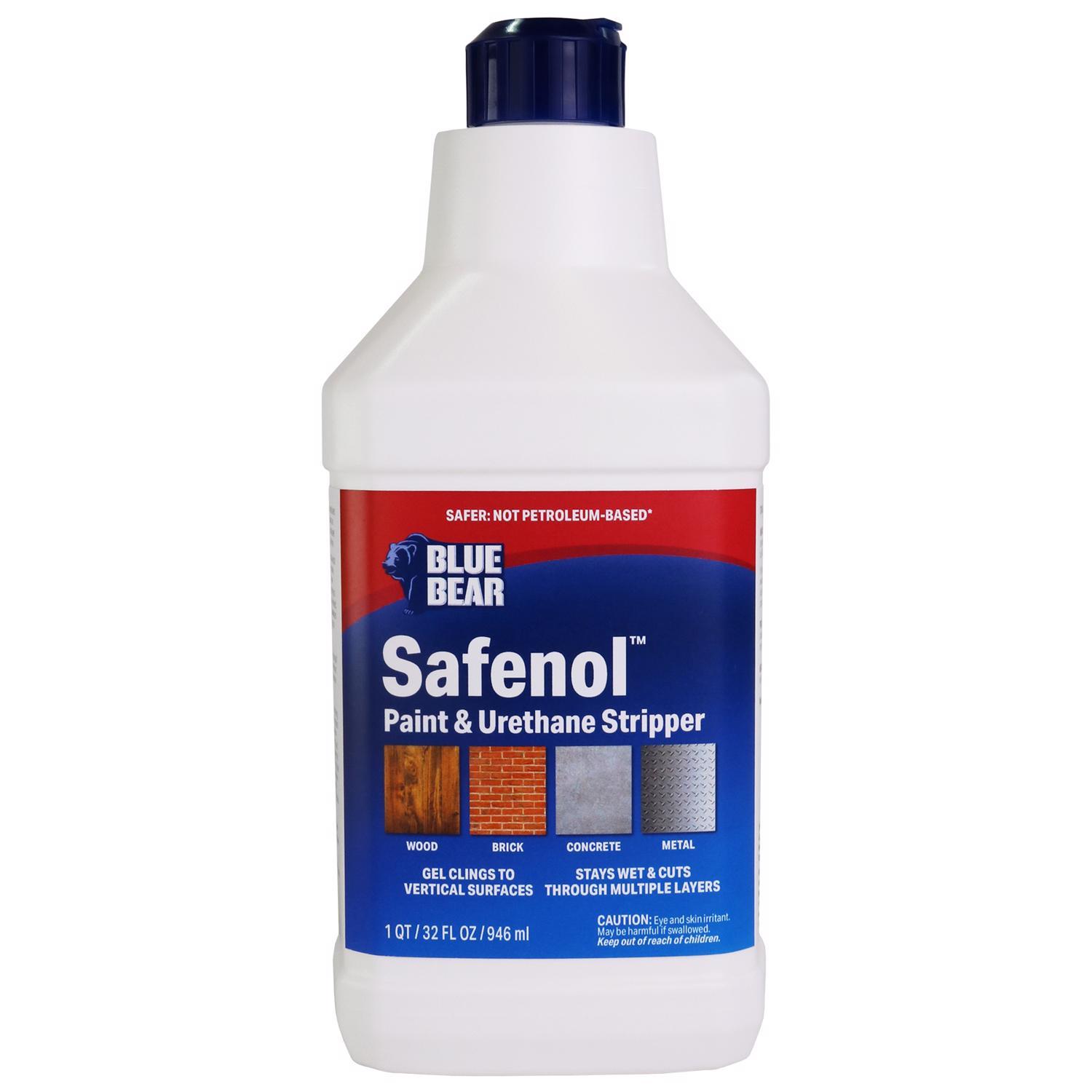 Blue Bear Safenol Paint and Urethane Stripper 1 qt Mfr# BBRSSQTEAMWT1 ...