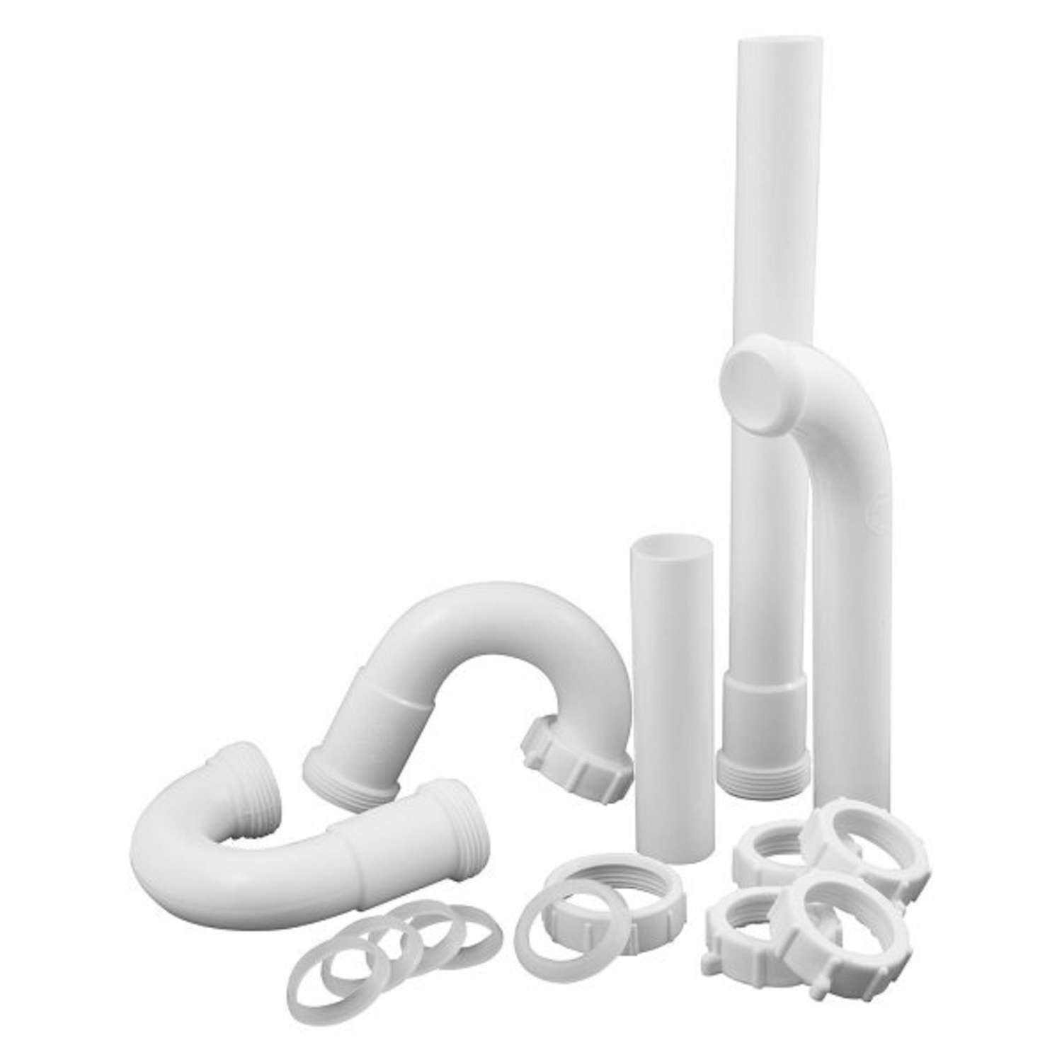 PlumbCraft 1-1/4 in. Slip in. Plastic Drain Trap 1 pk - Ace Hardware