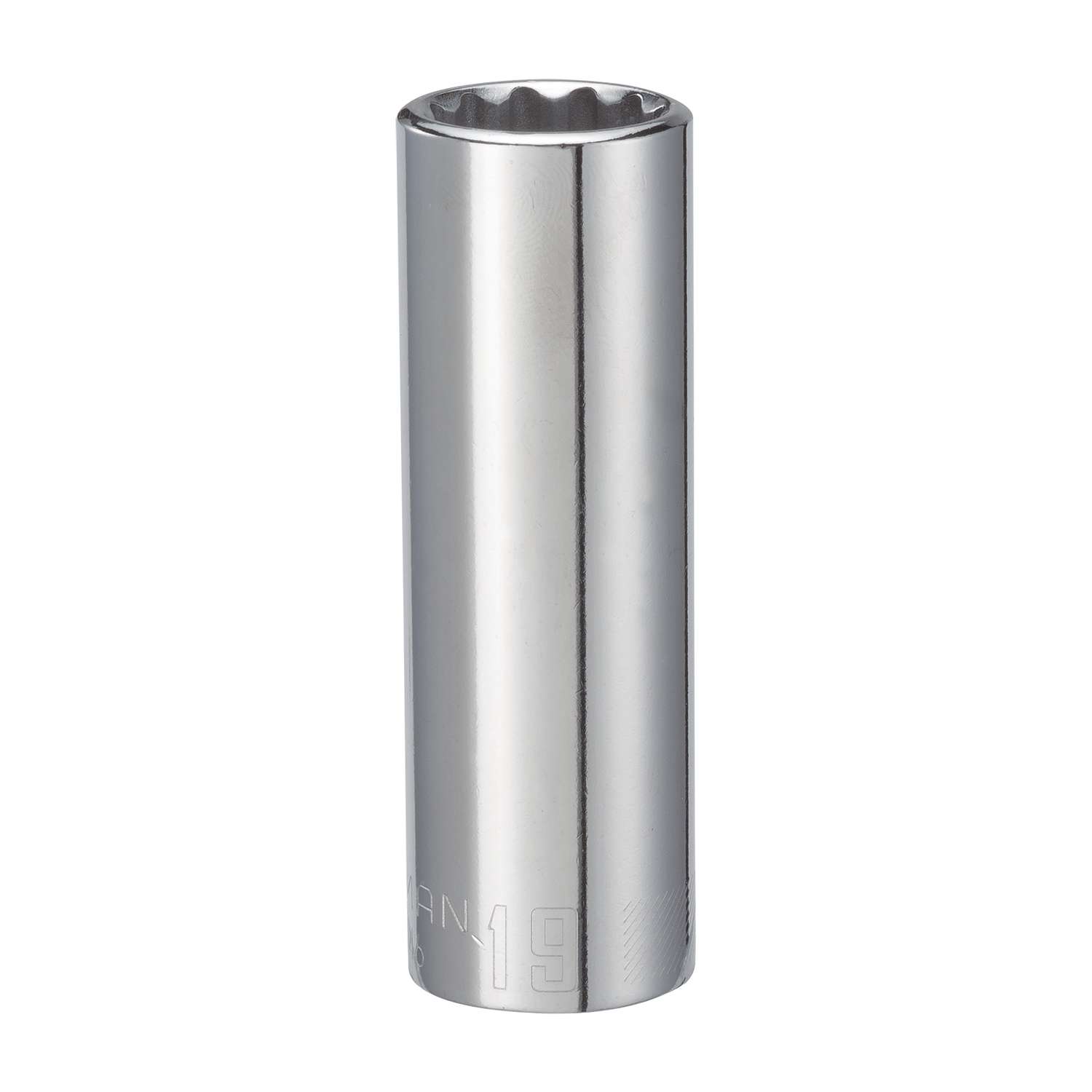 Craftsman 19 mm x 1/2 in. drive SAE 12 Point Deep Deep Socket 1 pc ...