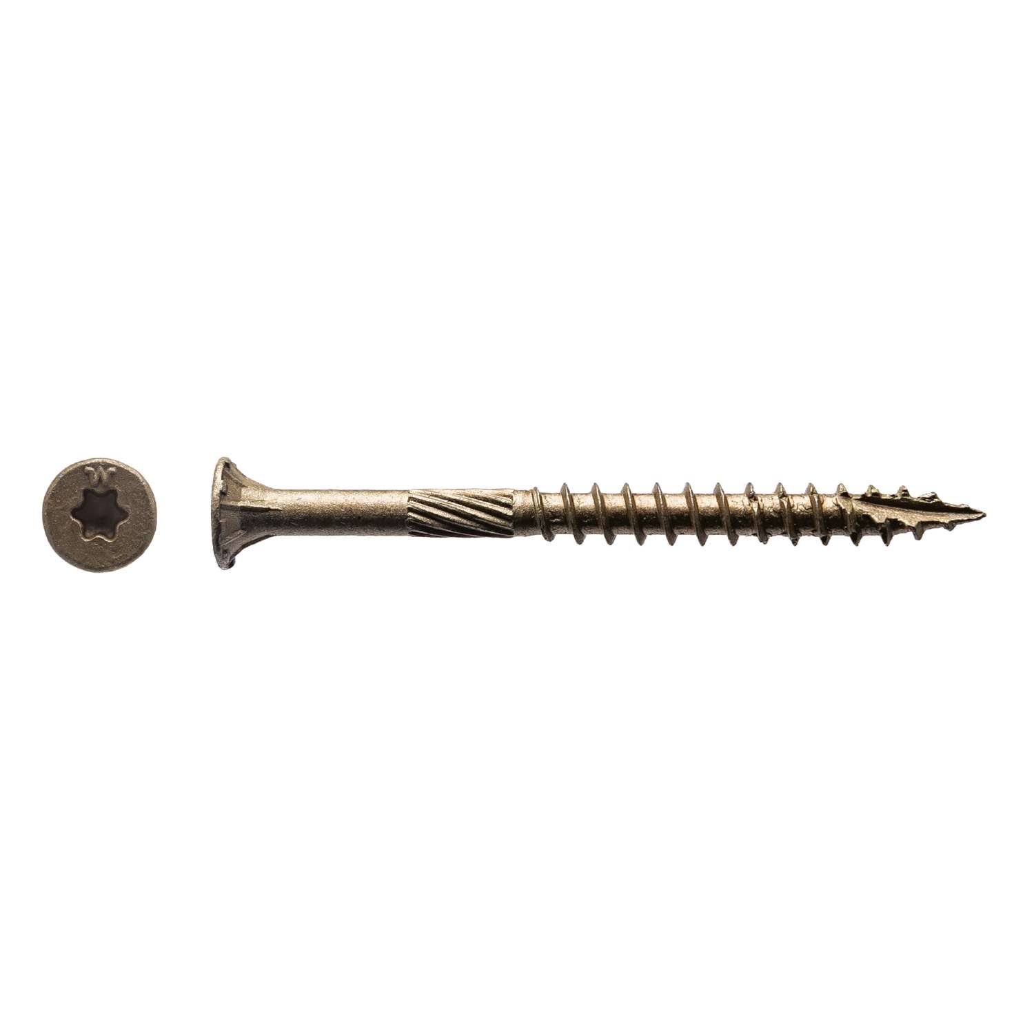 Big Timber No. 10 X 3 in. L Star Bronze Deep Wood Screws 1500 pk Mfr ...
