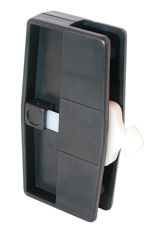 Prime-Line Zinc-Plated Black Plastic Latch and Pull 1 pk - Ace Hardware