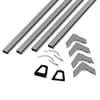 Phifer Mill Gray Aluminum 5/16 in. W X 60 in. L Screen Frame Kit 12 pk ...