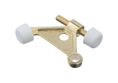 Ace 1 in. H X 2-5/8 in. W Metal Bright Gold Hinge Pin Door Stop Mounts ...
