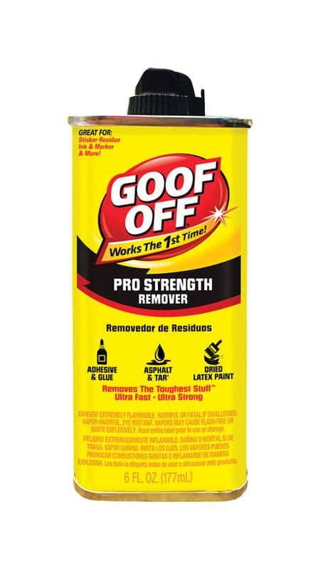 Goof Off Pro Strength Liquid Adhesive Remover 6 oz - Ace Hardware