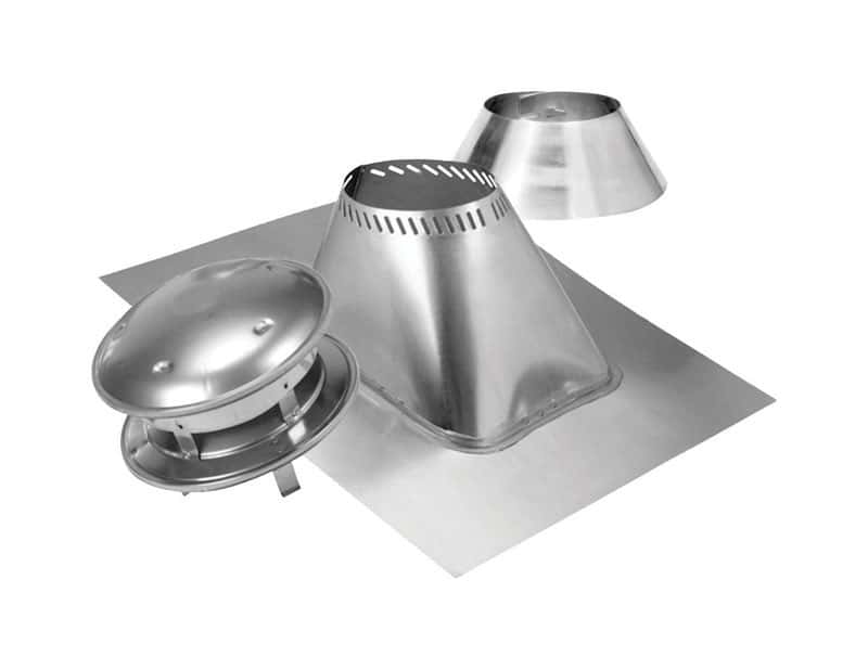 Selkirk 6 in. L Steel Roof Termination Kit Silver Mfr# 206600 - Ace ...