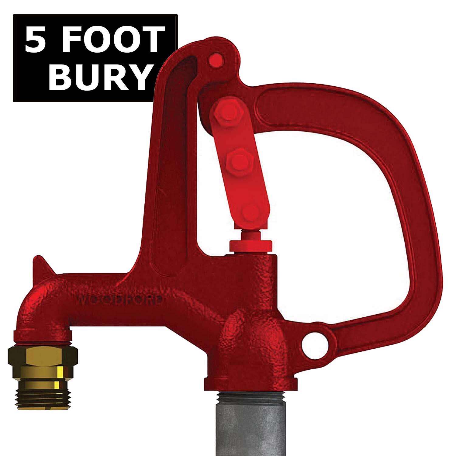 Woodford Manufacturing 3/4 in. FIP Nested Thread each Steel Frost-Free ...