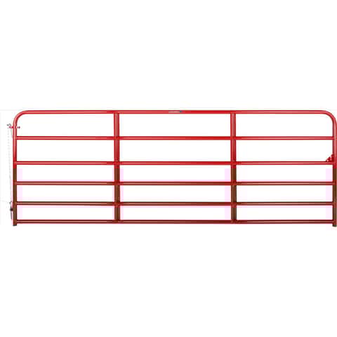 Tarter Steel Red Tube Gate - Ace Hardware