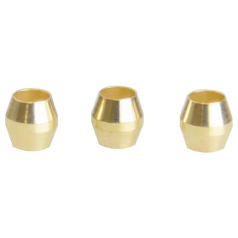 Ace 1/8 in. Compression X 1/8 in. D Compression Brass Sleeve - Ace Hardware