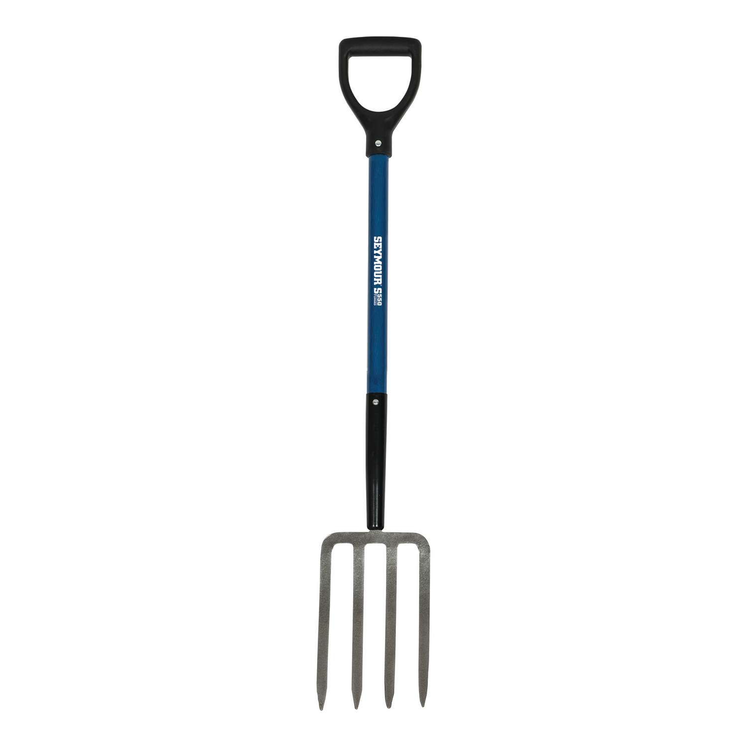 Seymour S550 Forged 4 Tine Forged Steel Spading Fork 30 in. Fiberglass ...