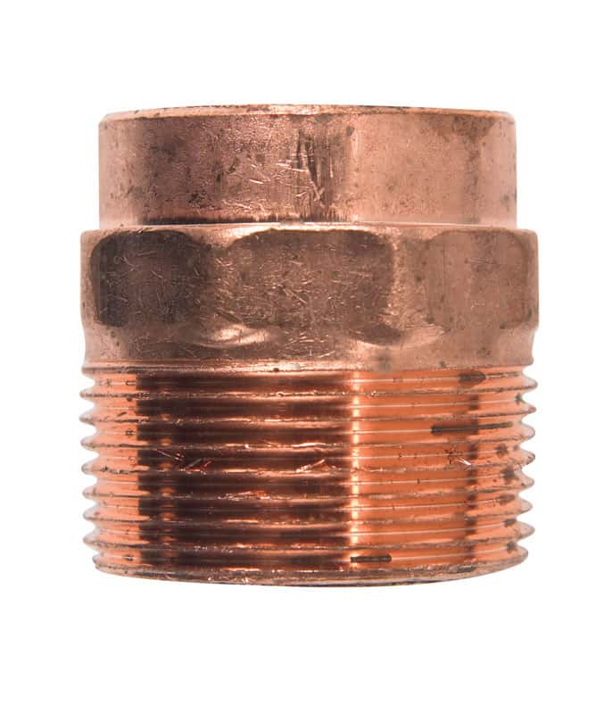 Nibco 1-1/4 in. Copper X 1-1/4 in. D MIP Copper Pipe Adapter 1 pk - Ace ...