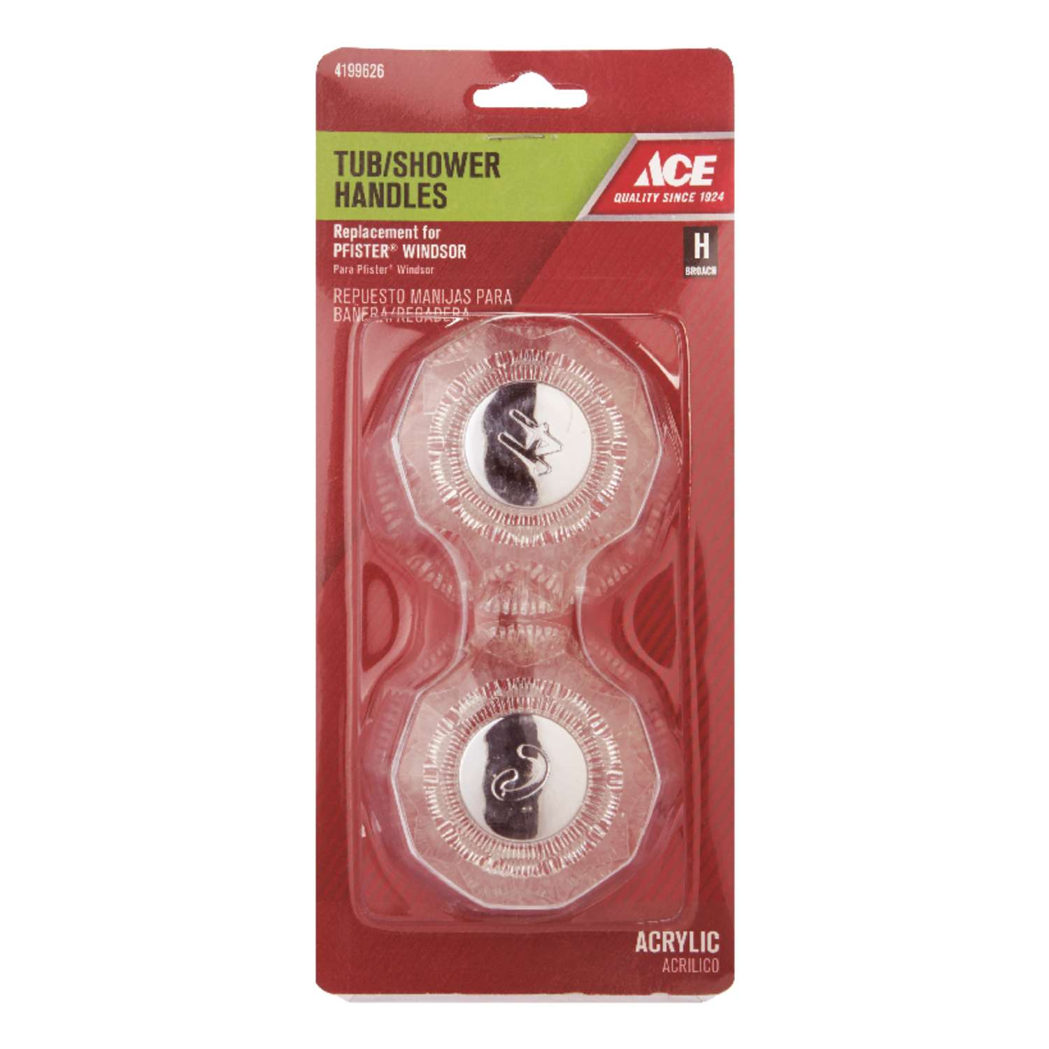 Ace For Pfister Windsor Clear Tub and Shower Faucet Handles - Ace Hardware