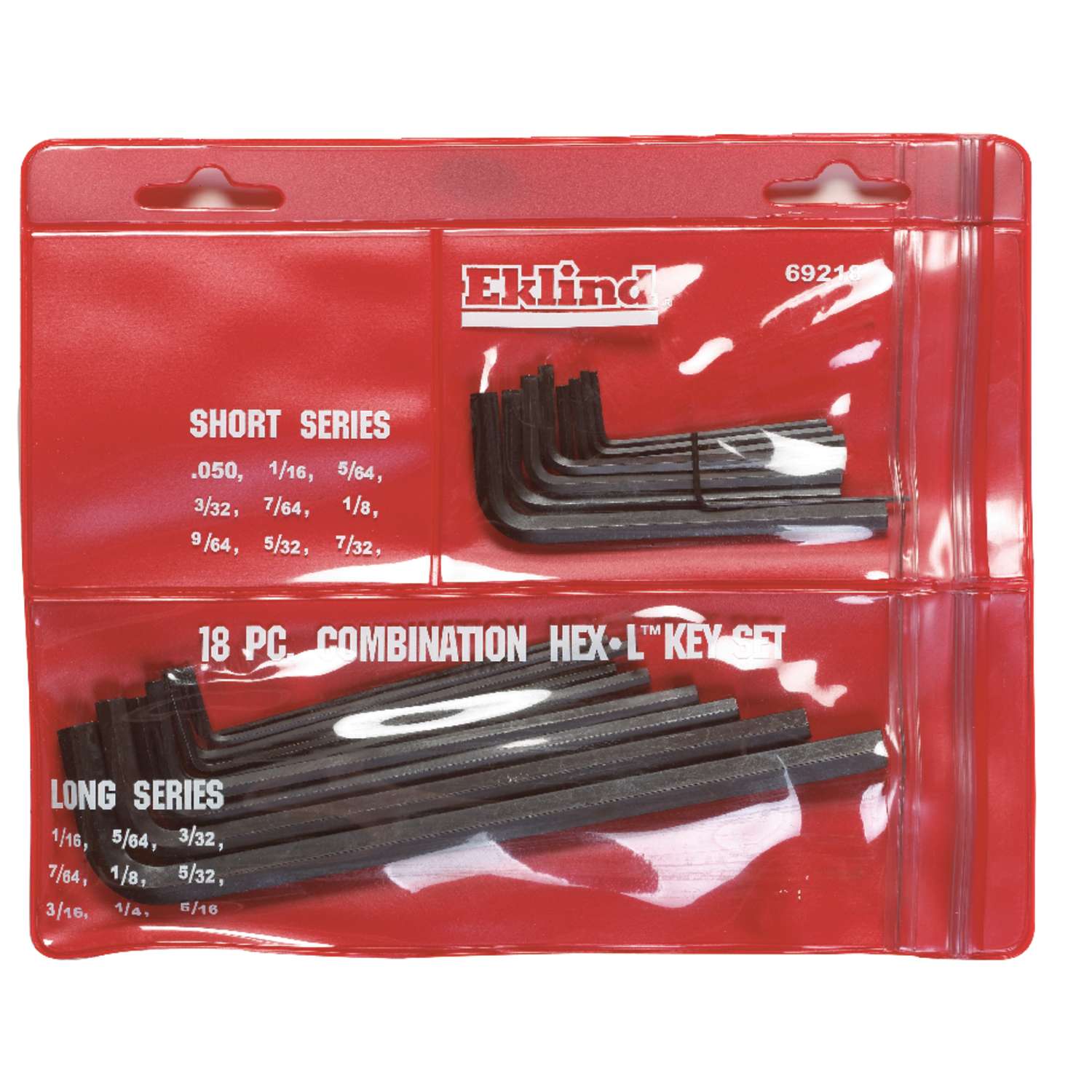 Eklind Assorted SAE Long and Short Arm Hex Key Set 18 pc - Ace Hardware