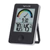 Taylor Comfort Level Hygrometer Digital Thermometer Plastic Black 3.54 ...