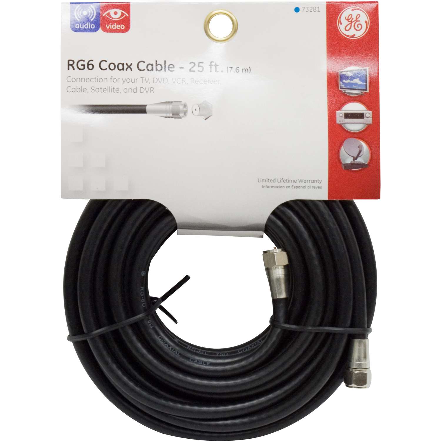 GE 25 ft. Coaxial Cable - Ace Hardware