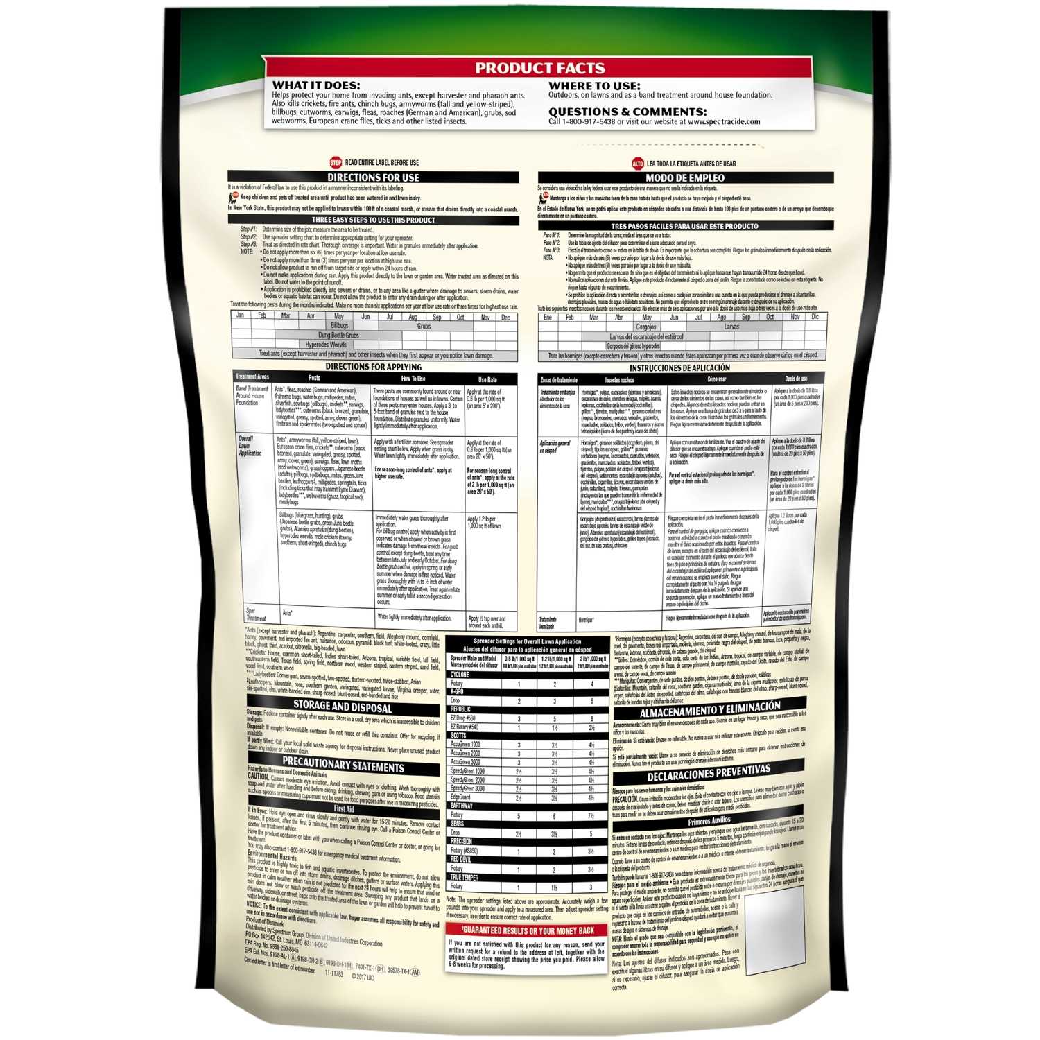 Spectracide Triazicide for Lawns Insect Killer for Lawns 20 lb. - Ace ...