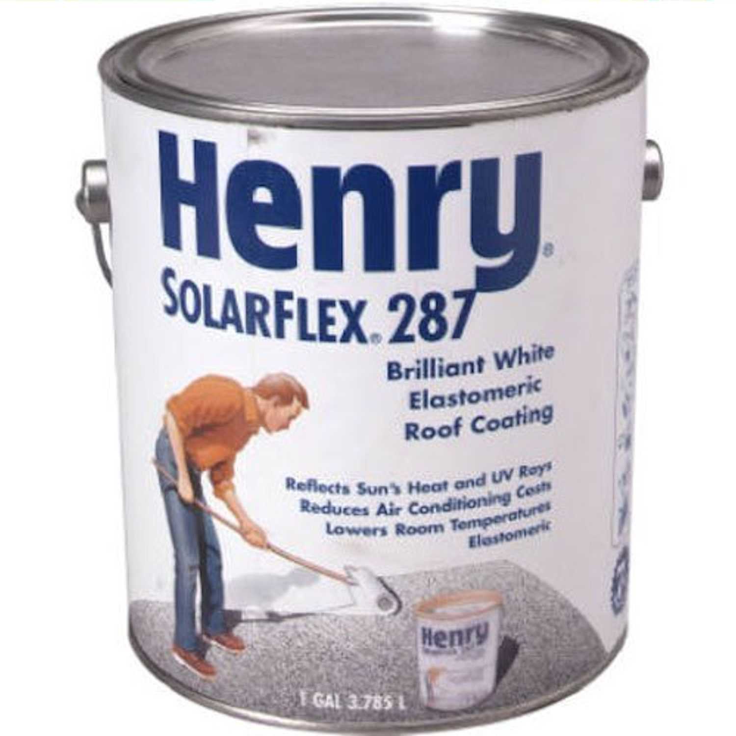 Henry Solar-Flex Smooth White Water Based Elastomeric Roof Coating 1 ...