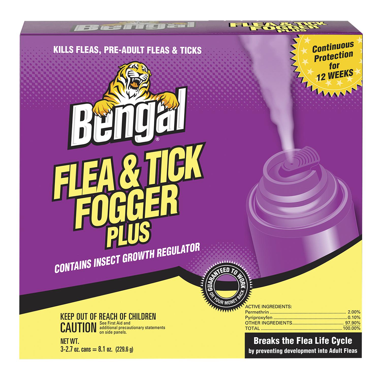 Bengal Plus Flea & Tick Killer Fog 3-2.7 oz Mfr# 55206 - Ace Hardware