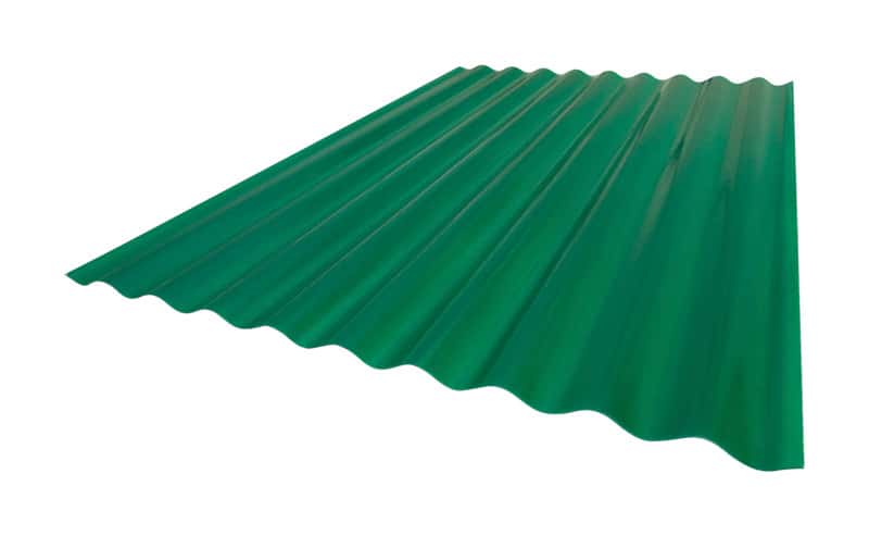 Sequentia 96 in. H X 26 in. W 550 Green Fiberglass Panel - Ace Hardware