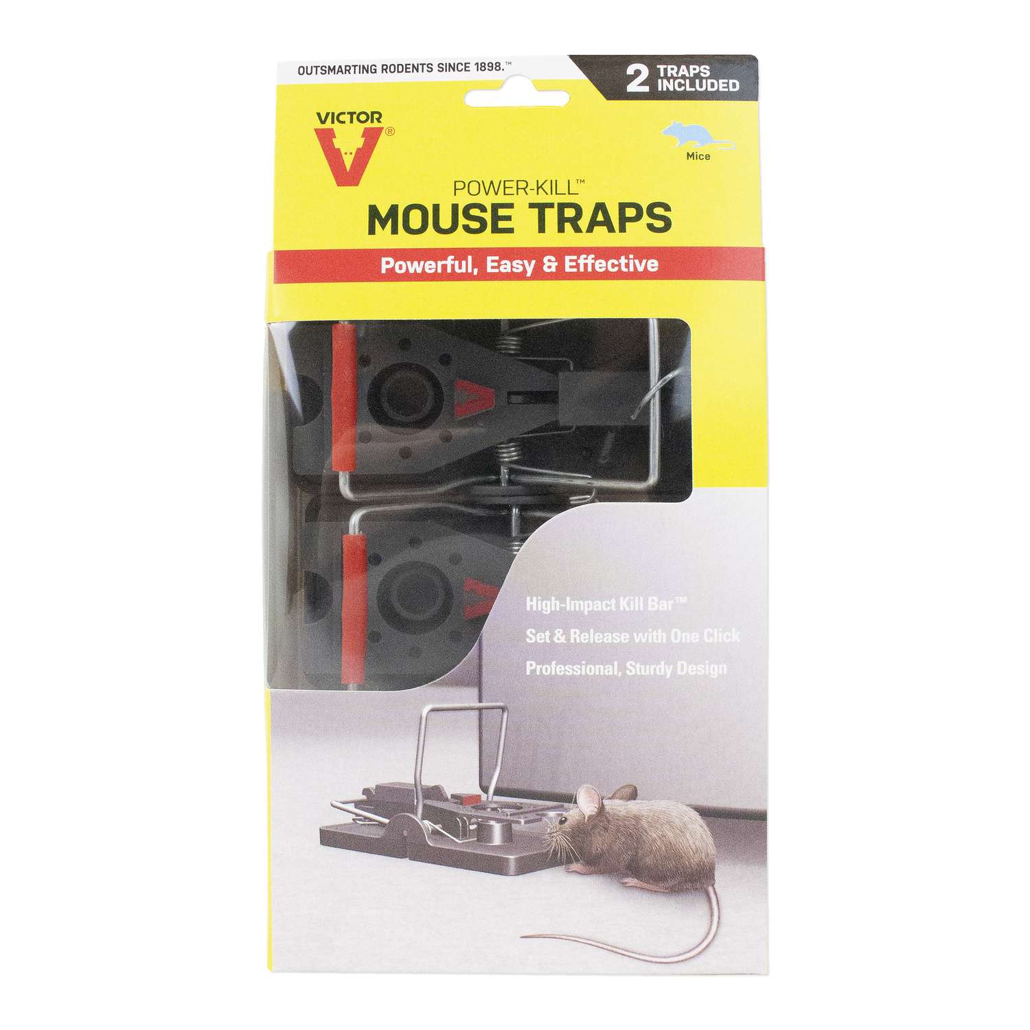 Victor Power-Kill Small Snap Trap For Mice 2 pk - Ace Hardware