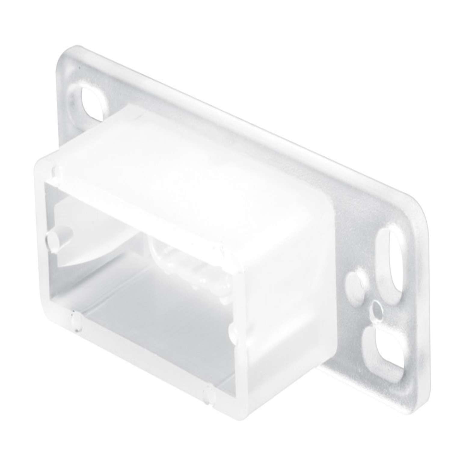 Prime-Line Plastic Center Guide Drawer Track Back Plate 2 pk - Ace Hardware