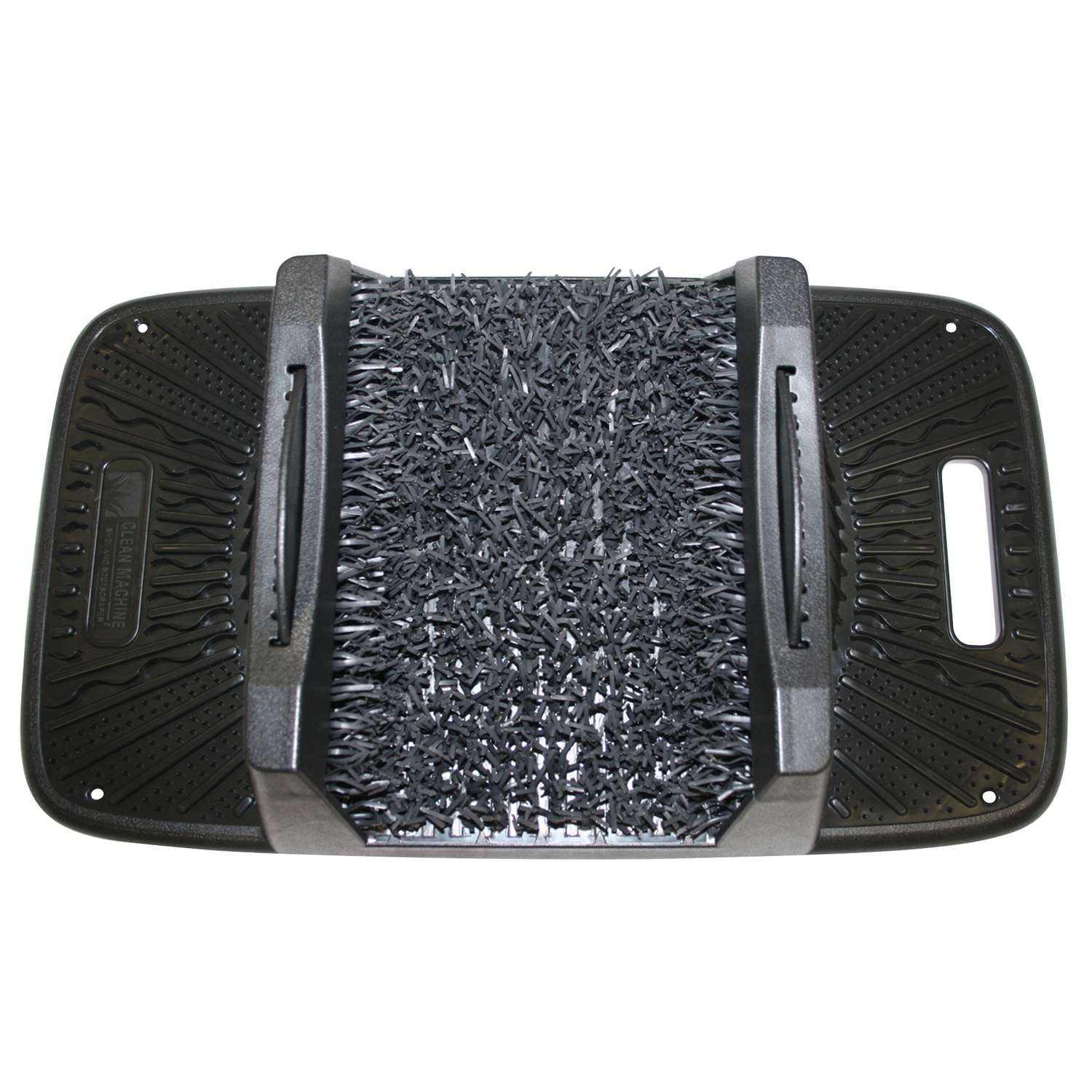 GrassWorx 17.5 in. L X 10 in. W Black/Gray AstroTurf Boot/Shoe Scraper ...