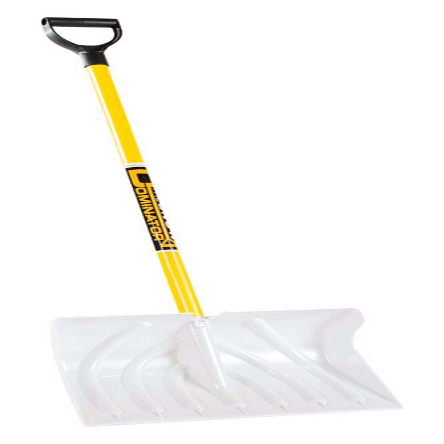 The Snowplow The Snow Dominator 18 in. W X 57.5 in. L Poly Snow Pusher ...