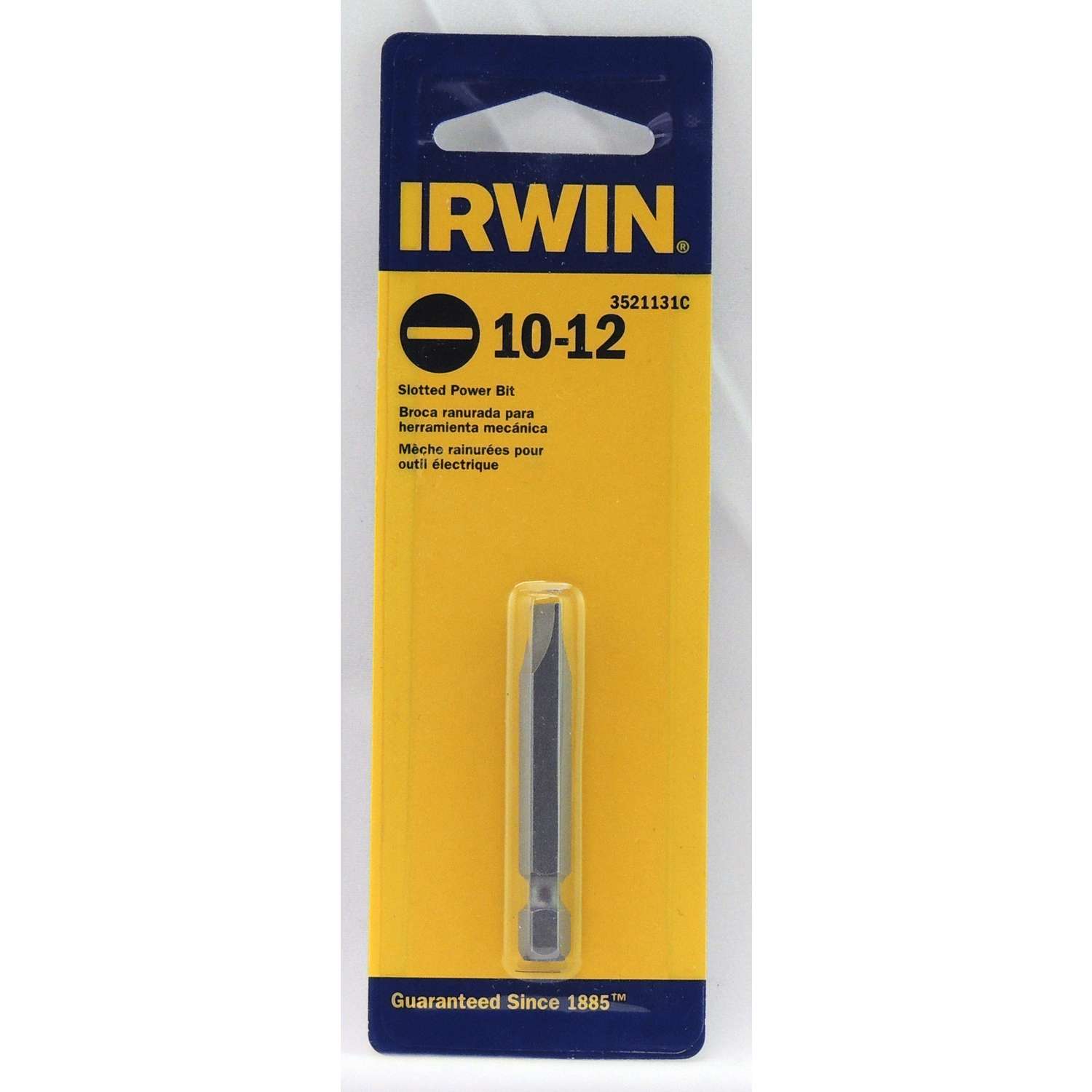 Irwin Slotted #10-12 X 1-15/16 in. L Power Bit S2 Tool Steel 1 pc - Ace ...
