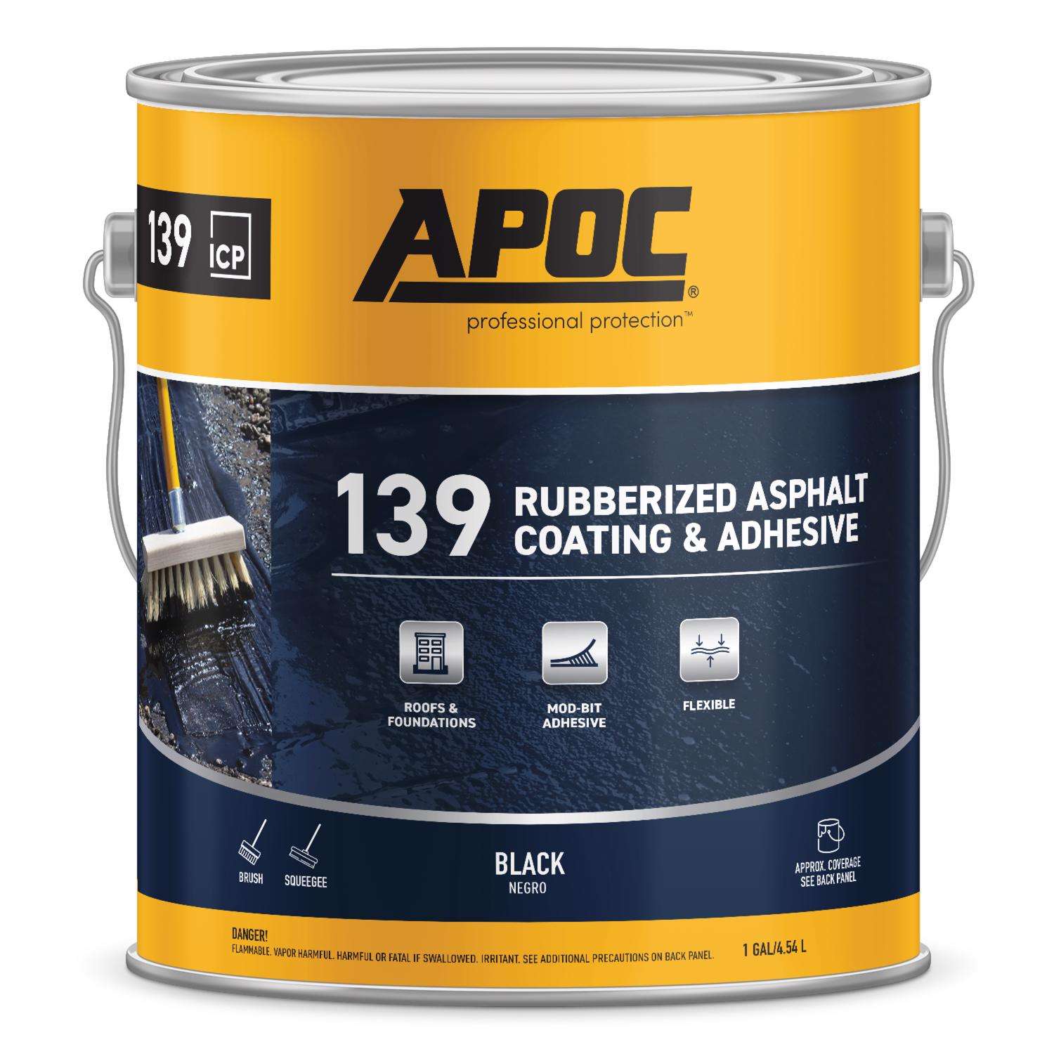 APOC Black Roof And Foundation Coating 1 gal - Ace Hardware