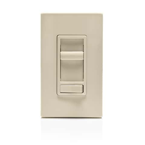 Leviton SureSlide Light Almond 600 W Preset Slide Dimmer Switch 1 pk ...