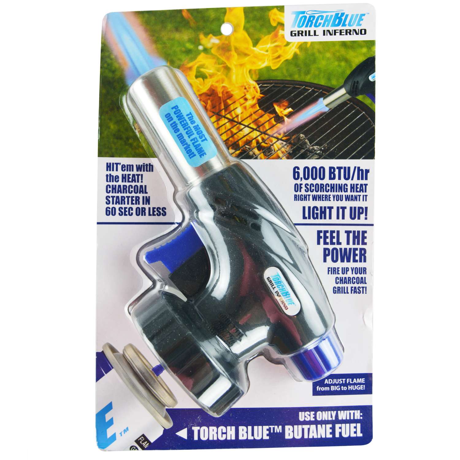 Torch Blue Black/Silver Torch Head 1 pk Mfr# 27808 - Ace Hardware