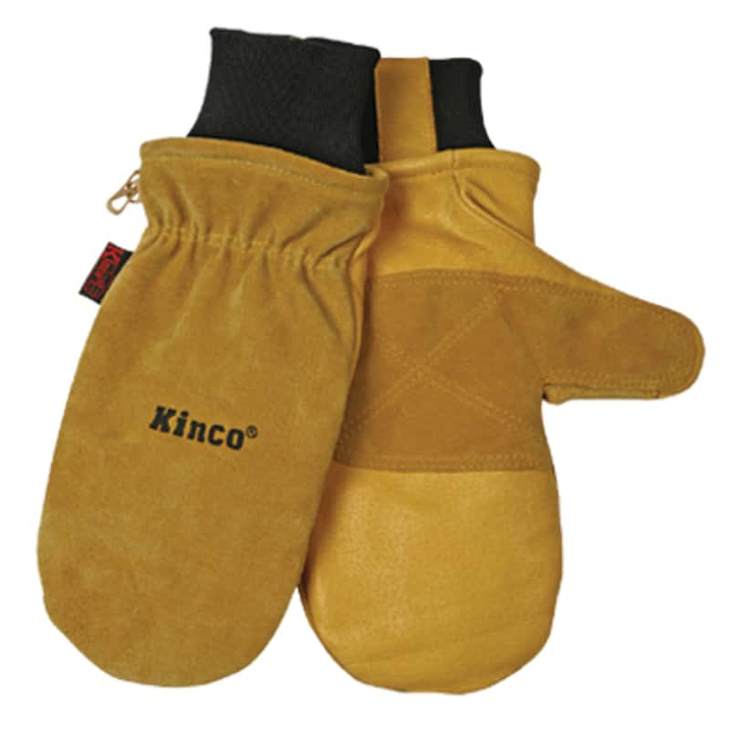 Kinco XL Pigskin Leather Black/Gold Mittens - Ace Hardware