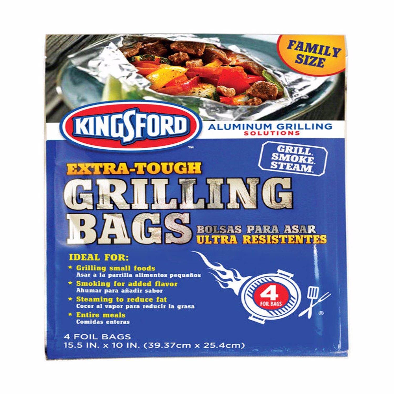 Kingsford Aluminum Grilling Bags 15.5 in. L X 10 in. W 4 pk Mfr ...