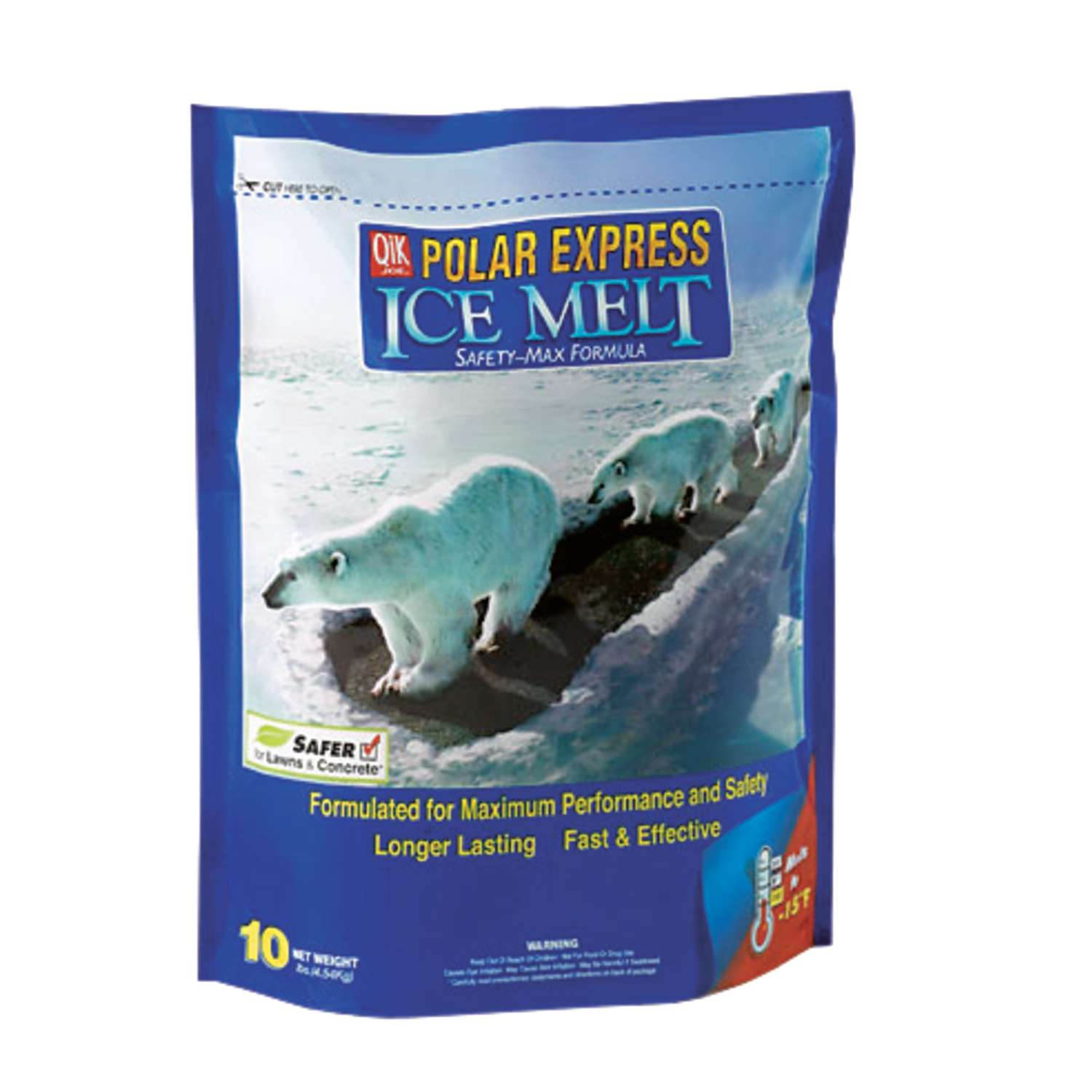 Qik Joe Polar Express Calcium Chloride/Salt Blend Flake/Granule Ice ...