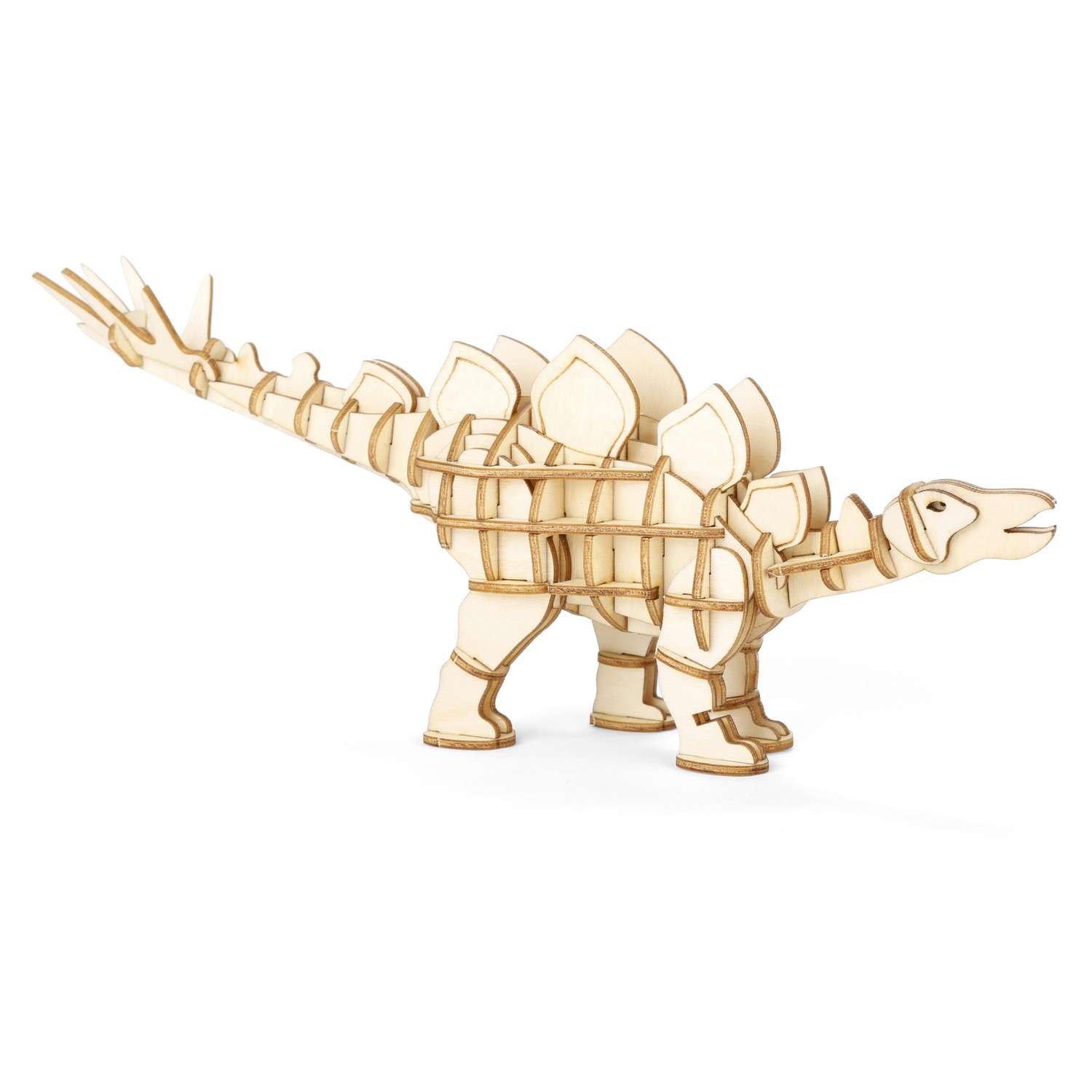 KIKKERLAND Stegosaurus 3D Puzzle Balsa Wood - Ace Hardware