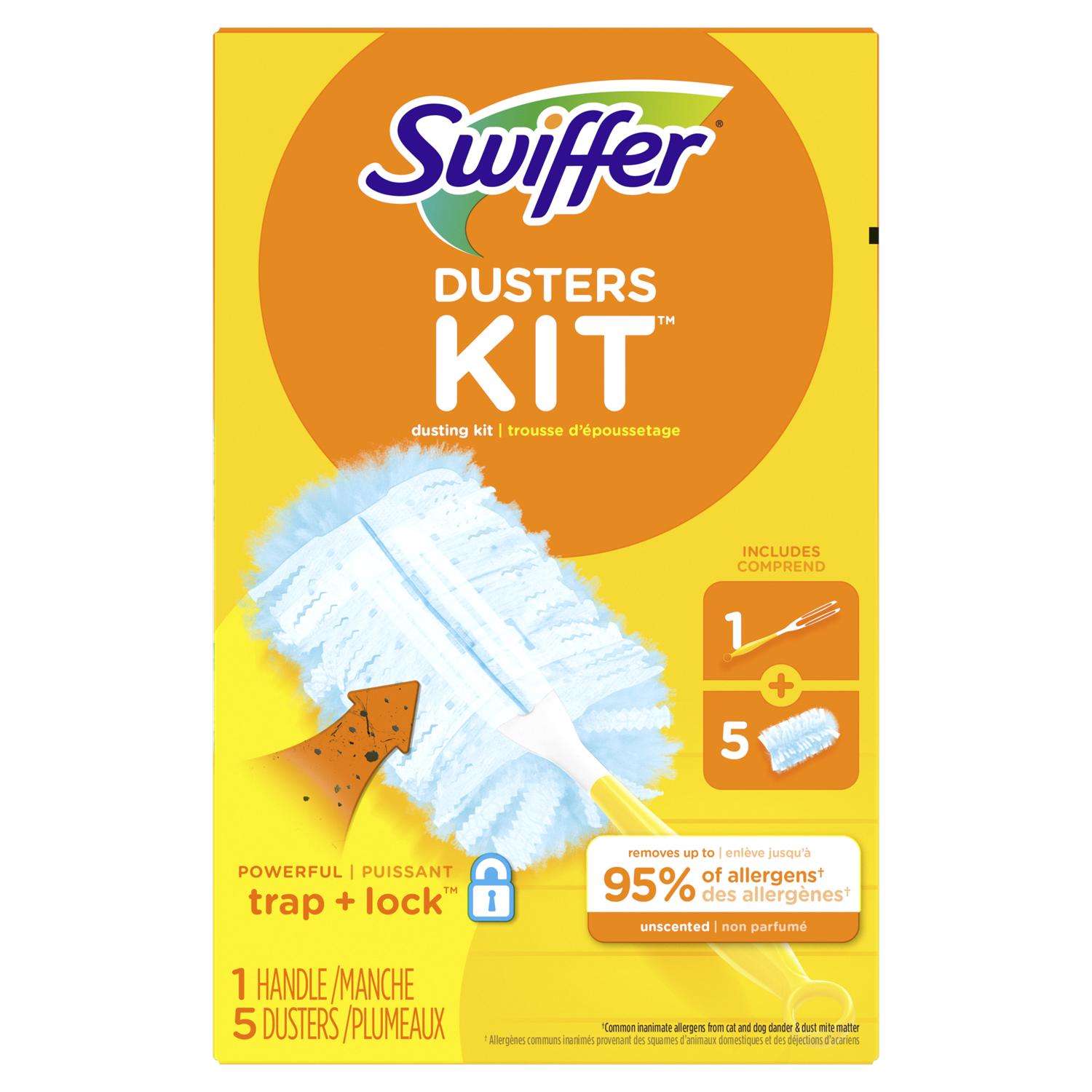 Swiffer Duster Microfiber Duster Kit 2.38 in. W X 6 in. L 5 pk Mfr ...