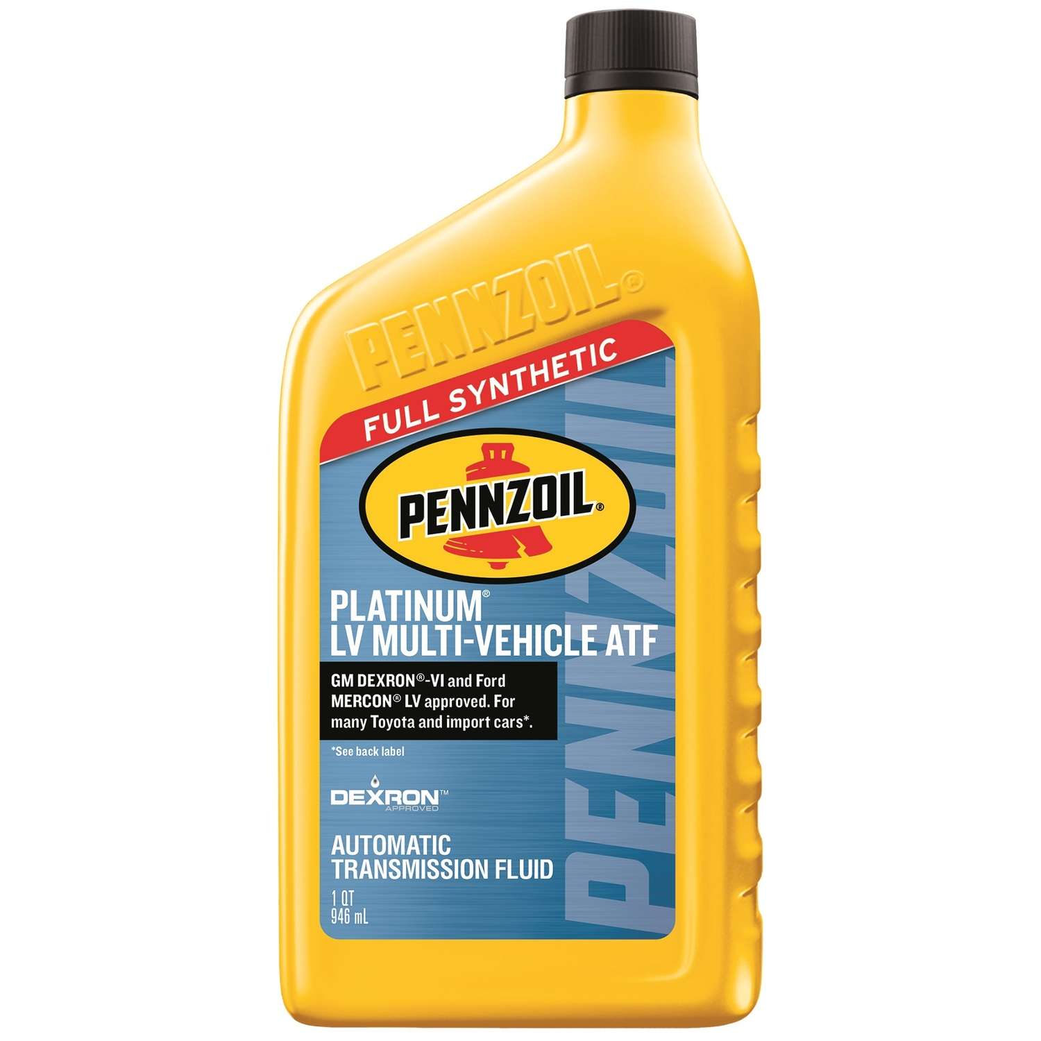 Pennzoil Platinum Dexron VI/Mercon Automatic Transmission Fluid 1 qt ...